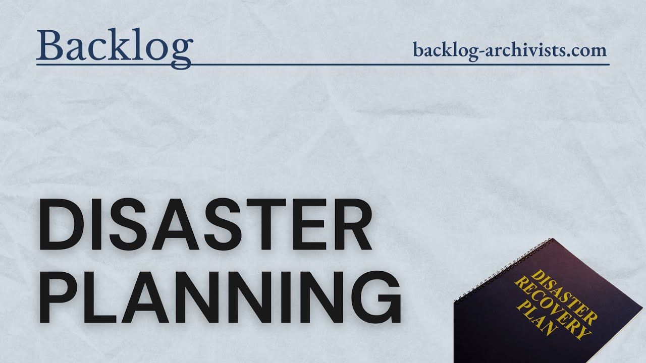 Disaster Planning for Archives and Museums: How to Create a Usable Plan