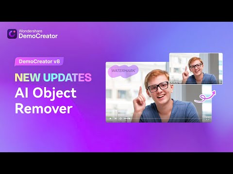 AI Object Remover | DemoCreator 8 New Updates