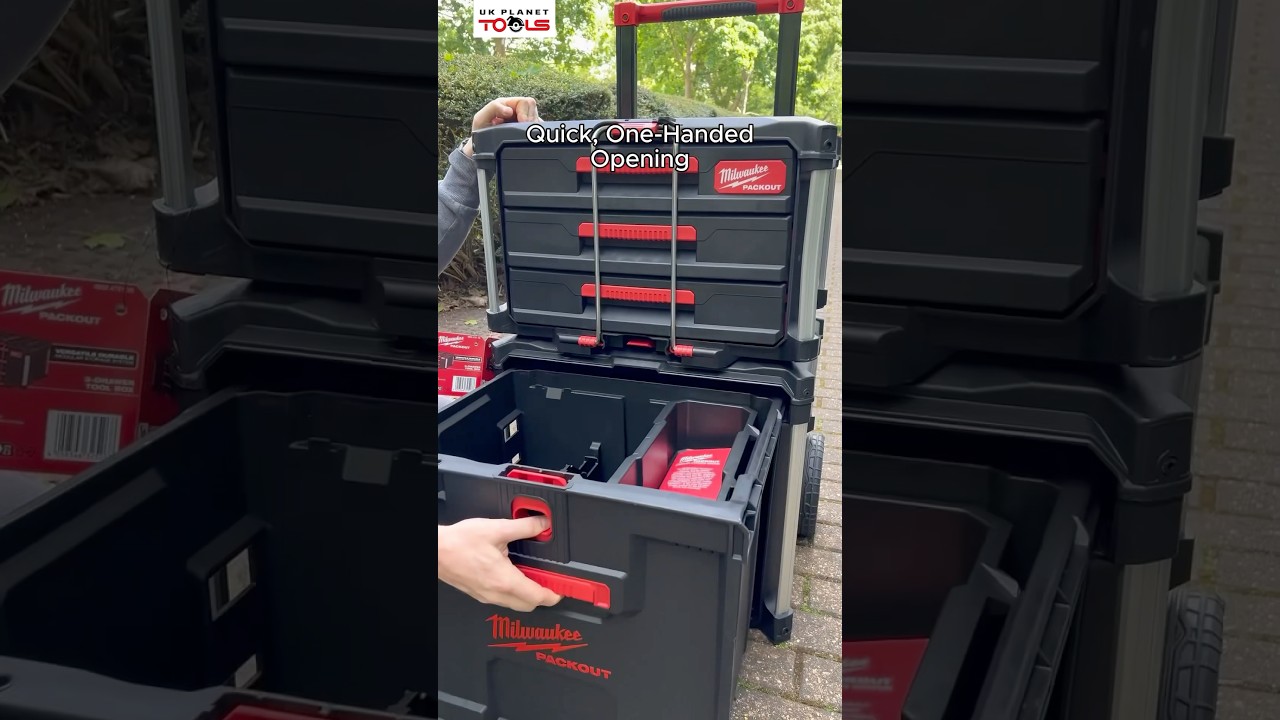 FINALLY 🔥 Milwaukee PACKOUT Rolling Drawer Tool Box in the UK #ukplanettools #milwaukee #storage