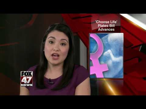 "Choose Life" license plate bill heads to senate