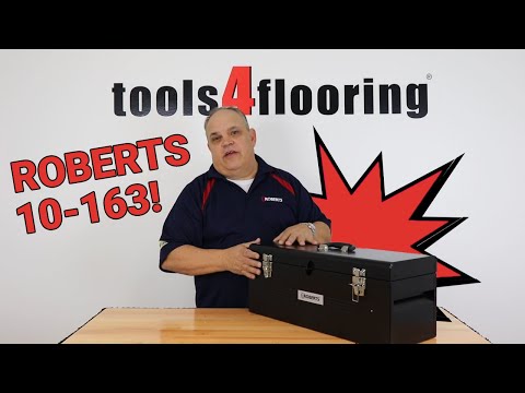 Roberts 10-163 24" Steel Tool Box | Tools4Flooring.com
