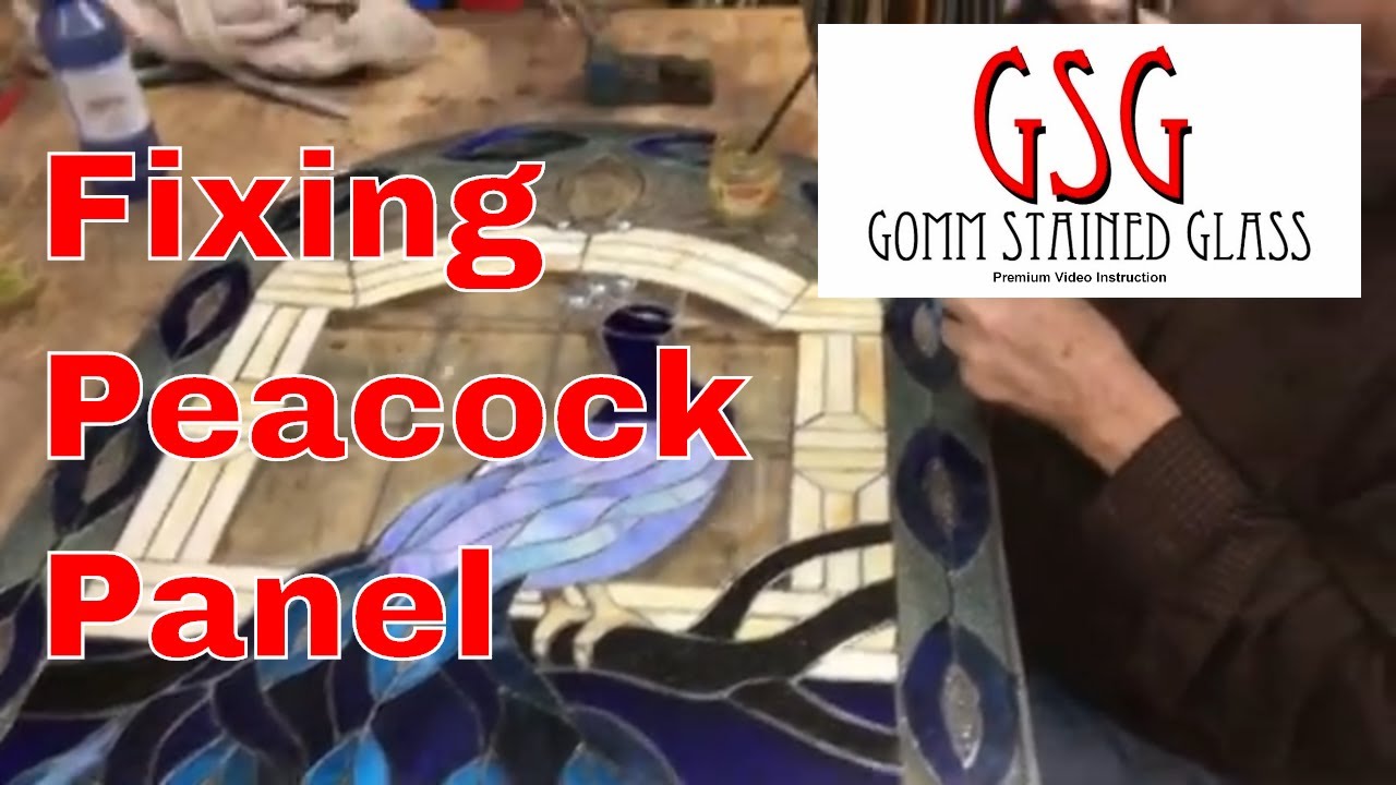 Fixing A Peacock Panel V273