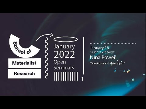 Nina Power - Gnosticism and Materialism