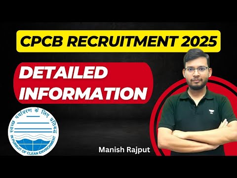CPCB Recruitment 2025 | Detailed Information
