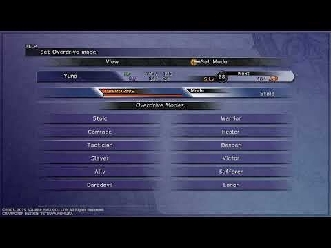FFX overdrives