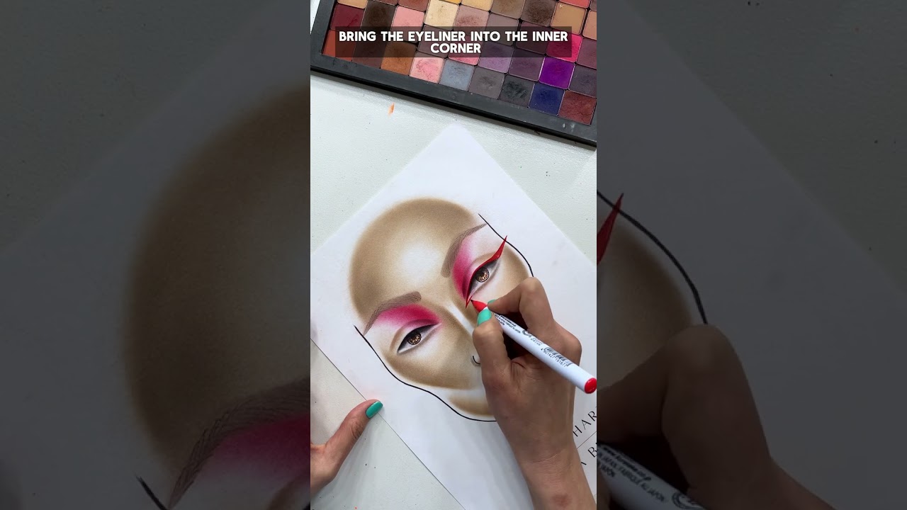 Facechart Step by Step - Art Therapy for Makeup Artists