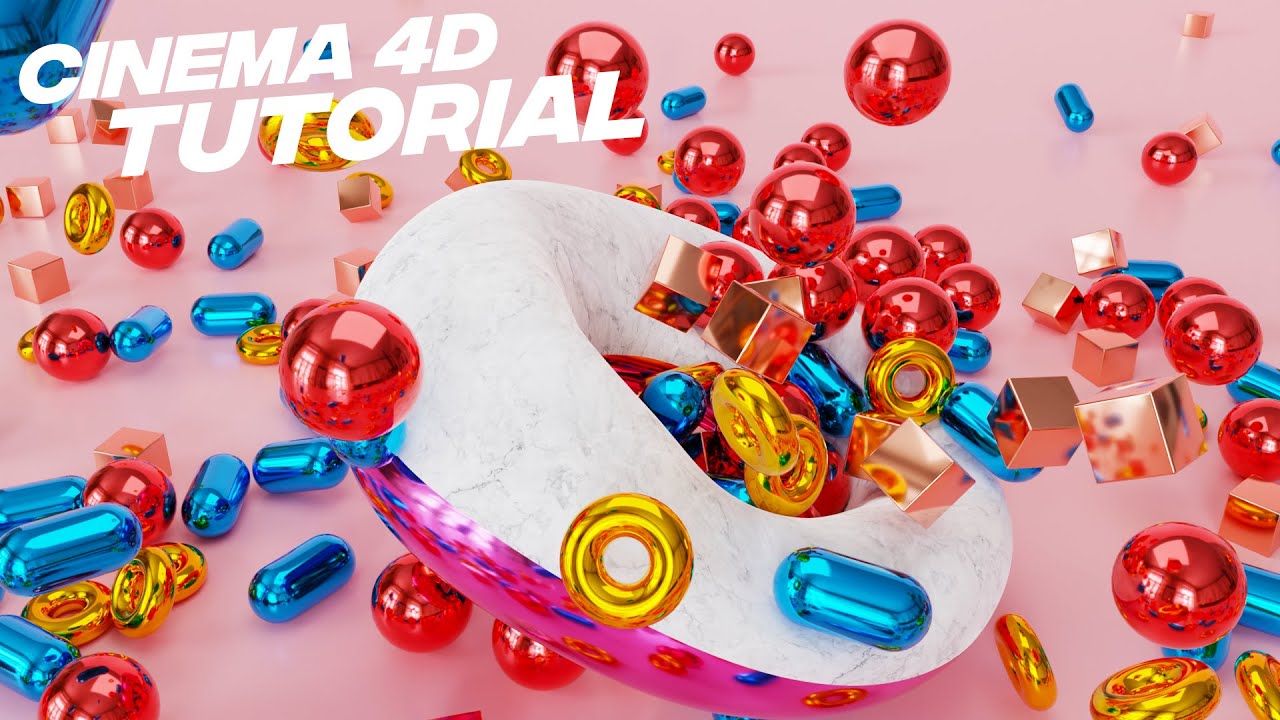 Easy Cinema 4D Tutorial | Cinema 4D Absolute Beginner's Tutorial