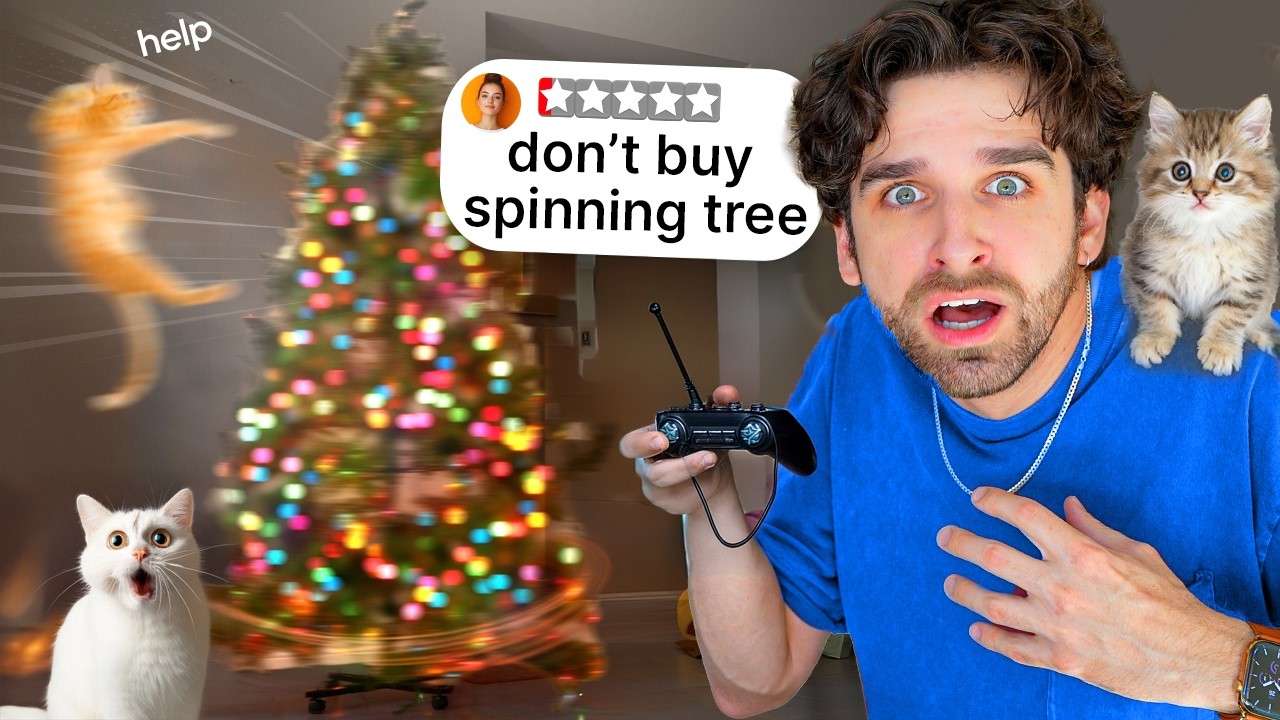 I Tested WEIRD BANNED Christmas Cat Gadgets on My Kittens