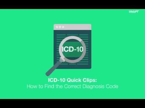 ICD 10 Quick Clips How to Find the Correct Diagnosis Code