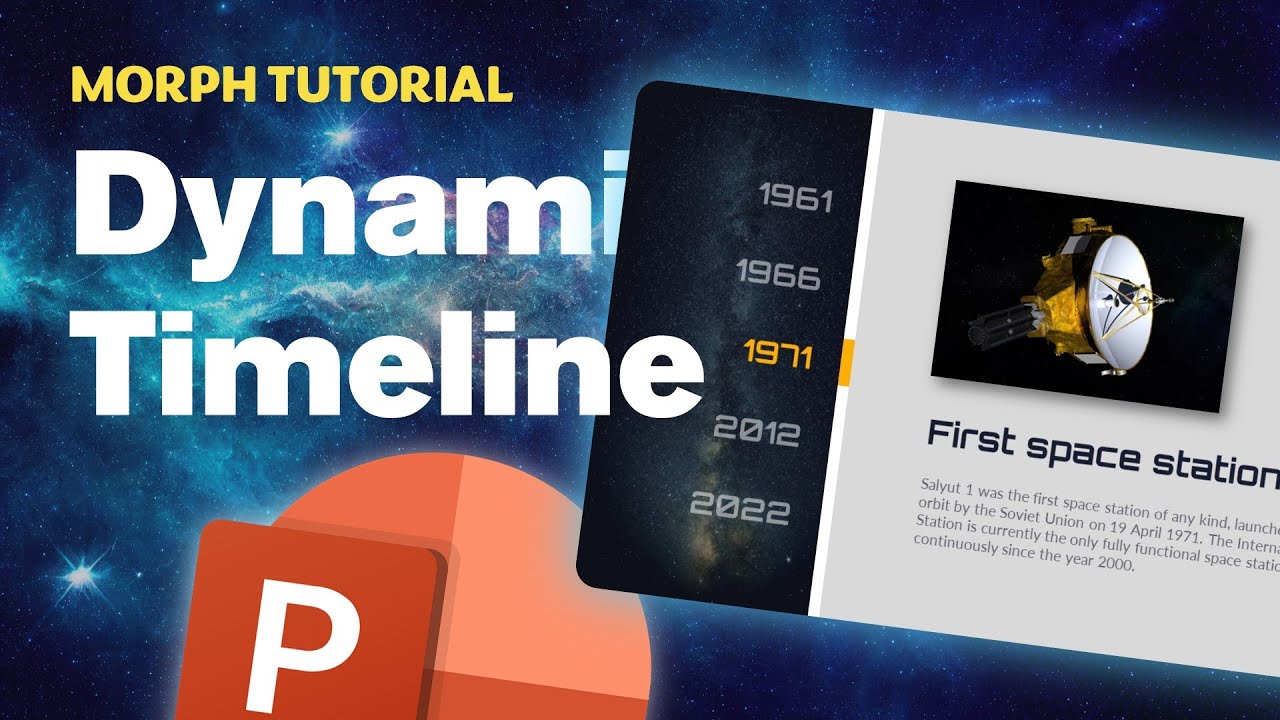 Animated Timeline - PowerPoint Morph Tutorial + FREE Presentation Template for Download ⬇️