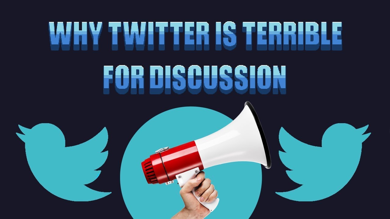 Why Twitter Is Terrible For Discussion