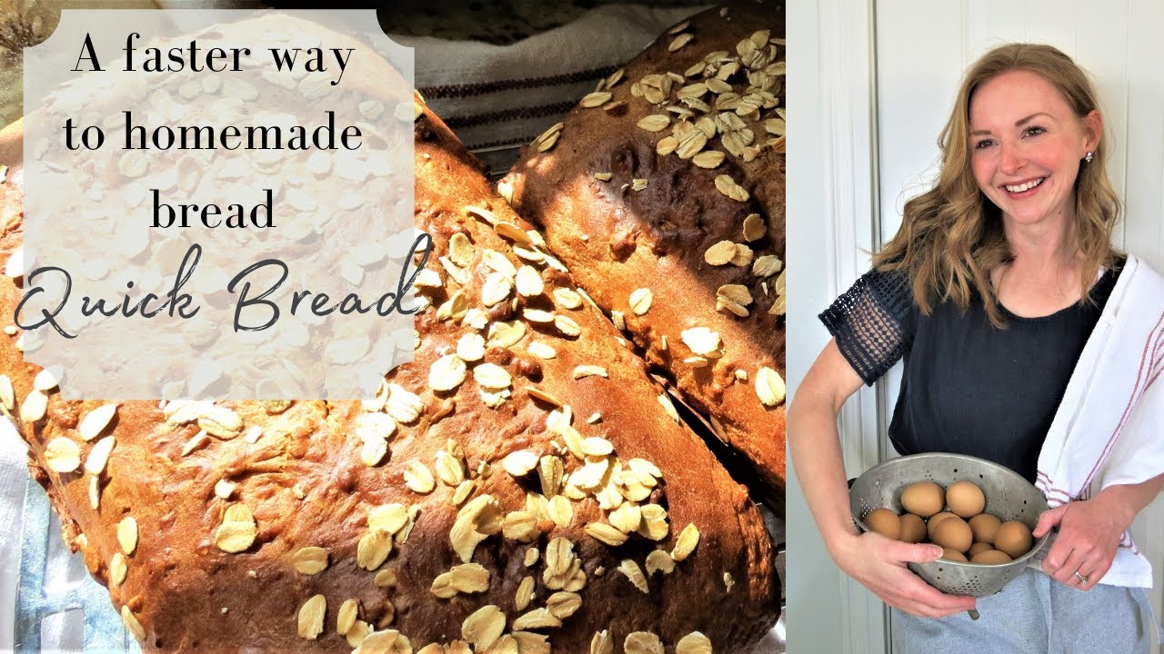 Quick Bread: No Yeast Honey Oat Bread