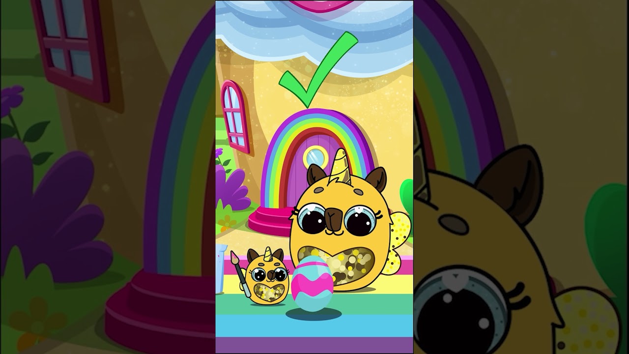 Egg-citing Easter Egg Painting! 🐣🐶#easter #easteregg #easterbunny #game #race