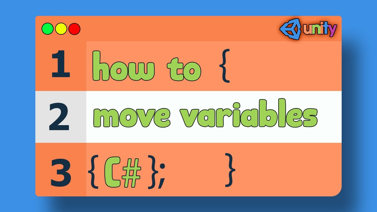 Unity How to C# - Moving Variables Between Scripts ( EP: 7 )