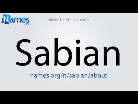 How to Pronounce Sabian