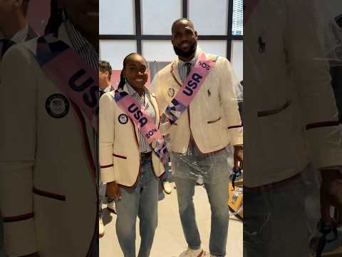 Opening Ceremony with Team USA at the Paris 2024 Olympics 🇺🇸🥇🥈🥉 #olympics #MotivatedByMylan