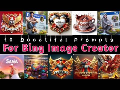 Top 10 Prompts for Bing Image Creator | 3D Viral Ai Bing Images | Bing Image Creator Prompts