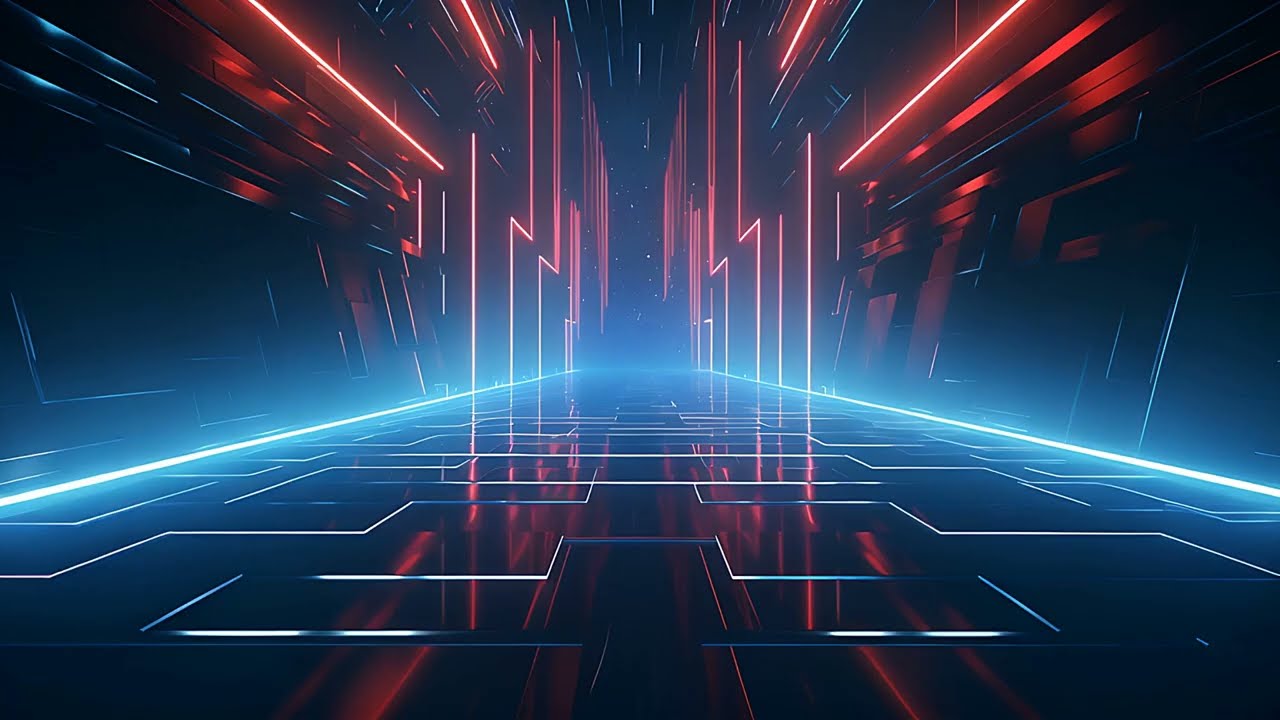 Abstract Virtual Database Server Room