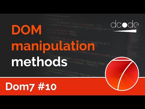 Learn Dom7 Tutorial 10 DOM Manipulation Methods - Mind Luster