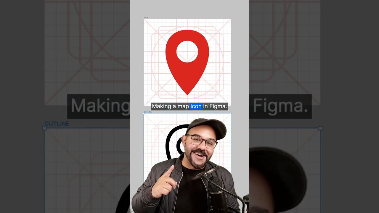 Episode 1: Making a map location icon in Figma