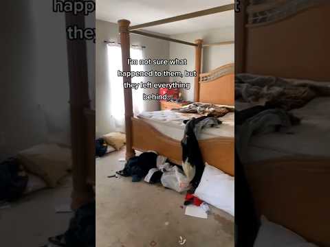everything was left behind in this abandoned mansion