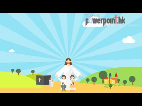 Jesus with Kids Motion Background