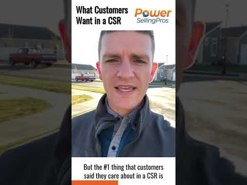 What Customers Want in a CSR