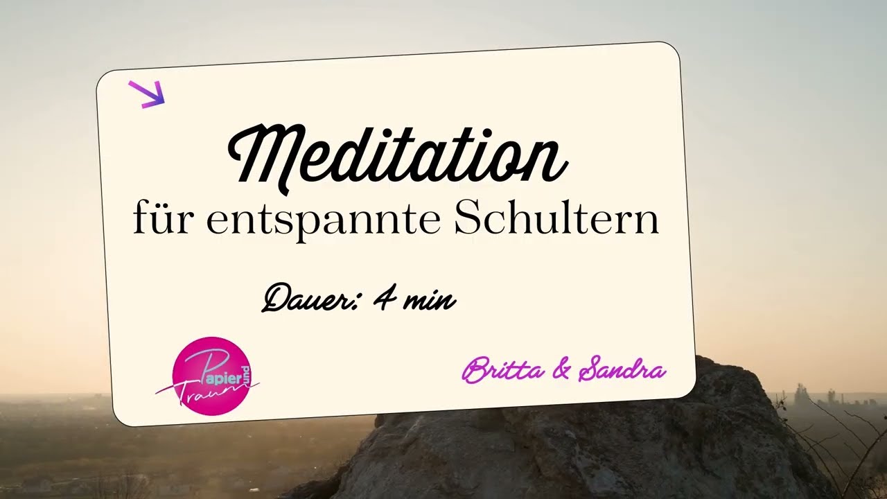 Meditation für entspannte Schultern