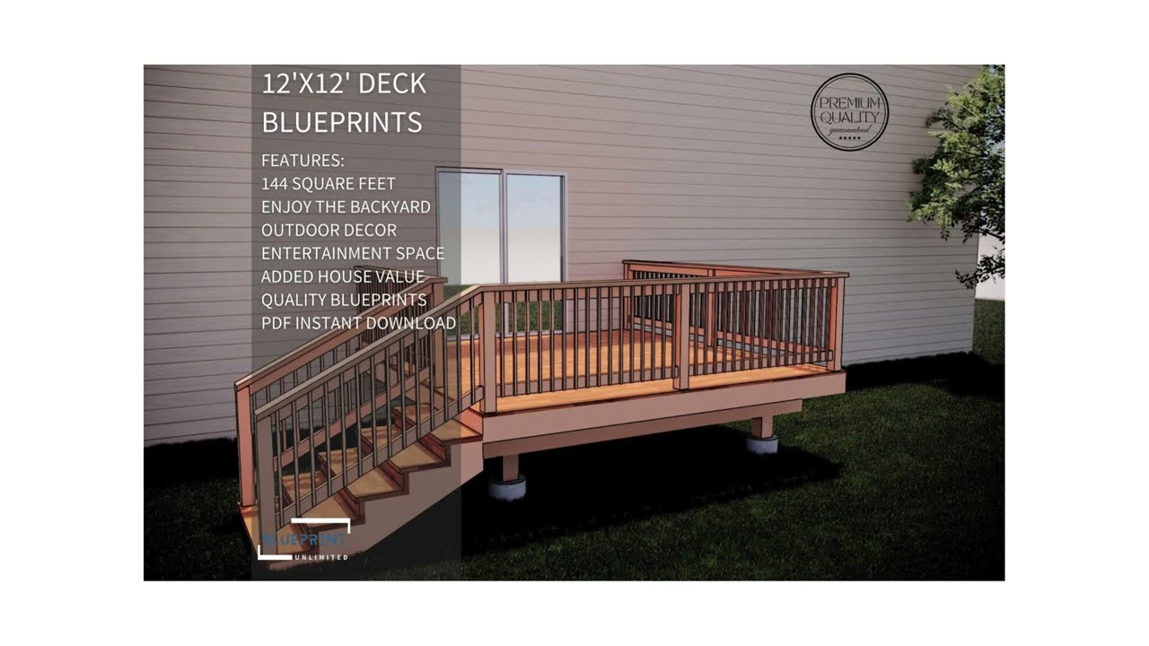 Deck Plans 12x12 for DIY Construction and Permit