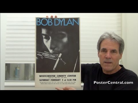 Bob Dylan Cardboard Window Card 1960s World Tour | PosterCentral.com