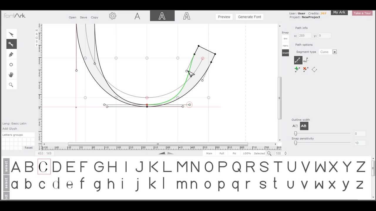 FontArk's basics - Outline - 2