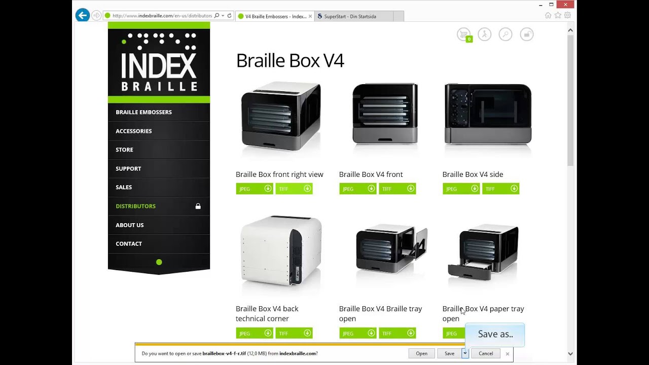 Support- Braille Embossers - Index Braille