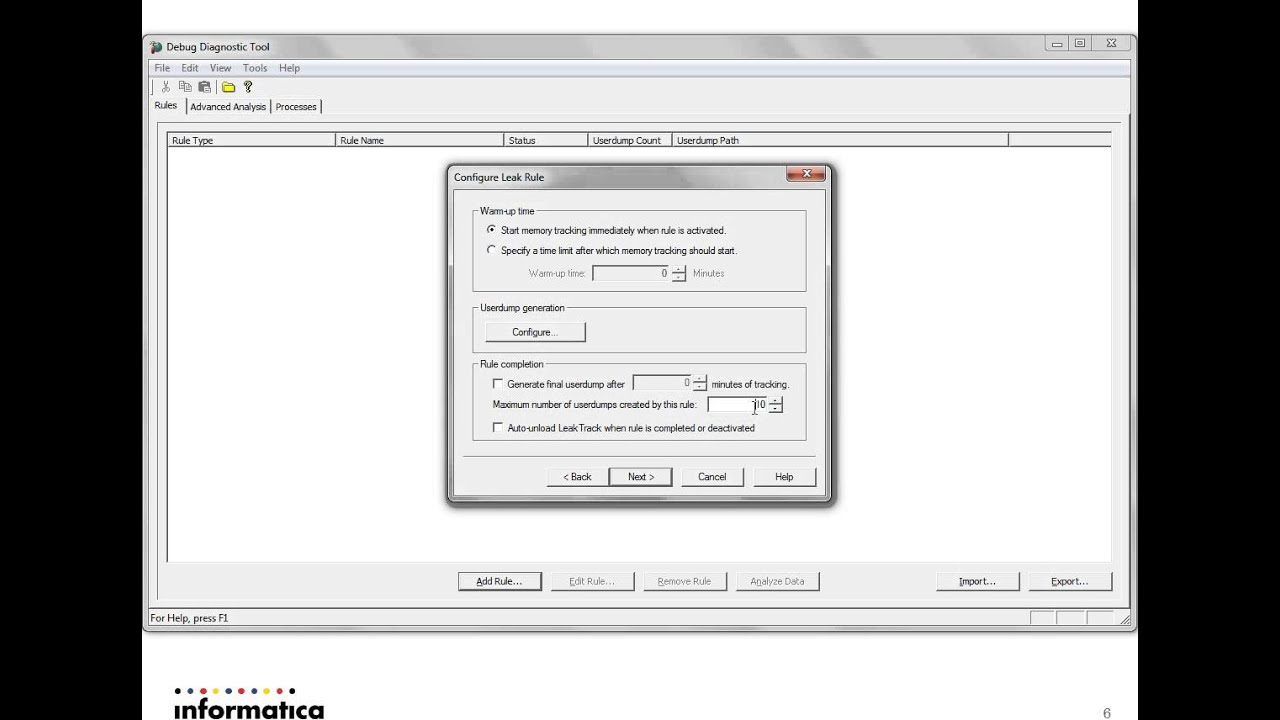 Debugging Memory leak issues on Windows