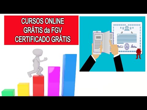 CURSOS ONLINE GRÁTIS da FGV - Mais de 100 Opções de Cursos Gratuitos com CERTIFICADO GRÁTIS
