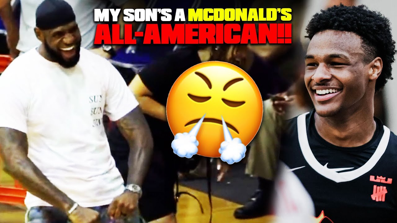 Bronny James is a McDONALD'S ALL-AMERICAN!! | Son of NBA Legend LeBron James EARNS HIS KEEP!!