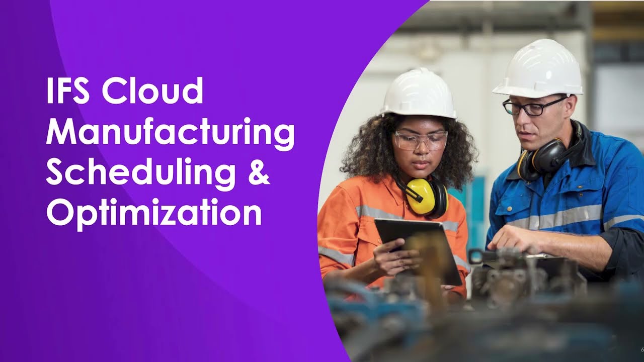 Manufacturing Scheduling Optimization MSO in IFS Cloud 1