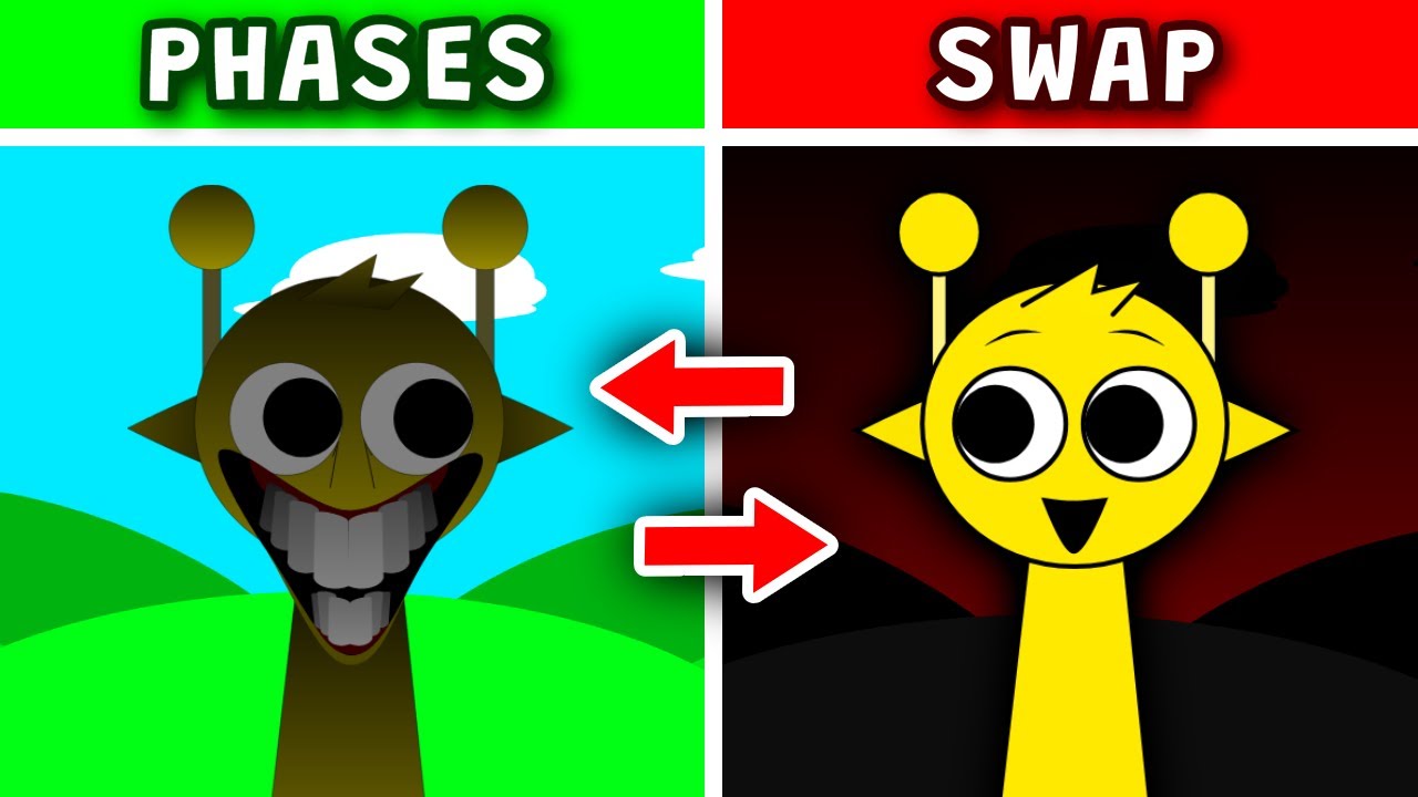 Sprunki But PHASES SWAPPED (New Reactions)