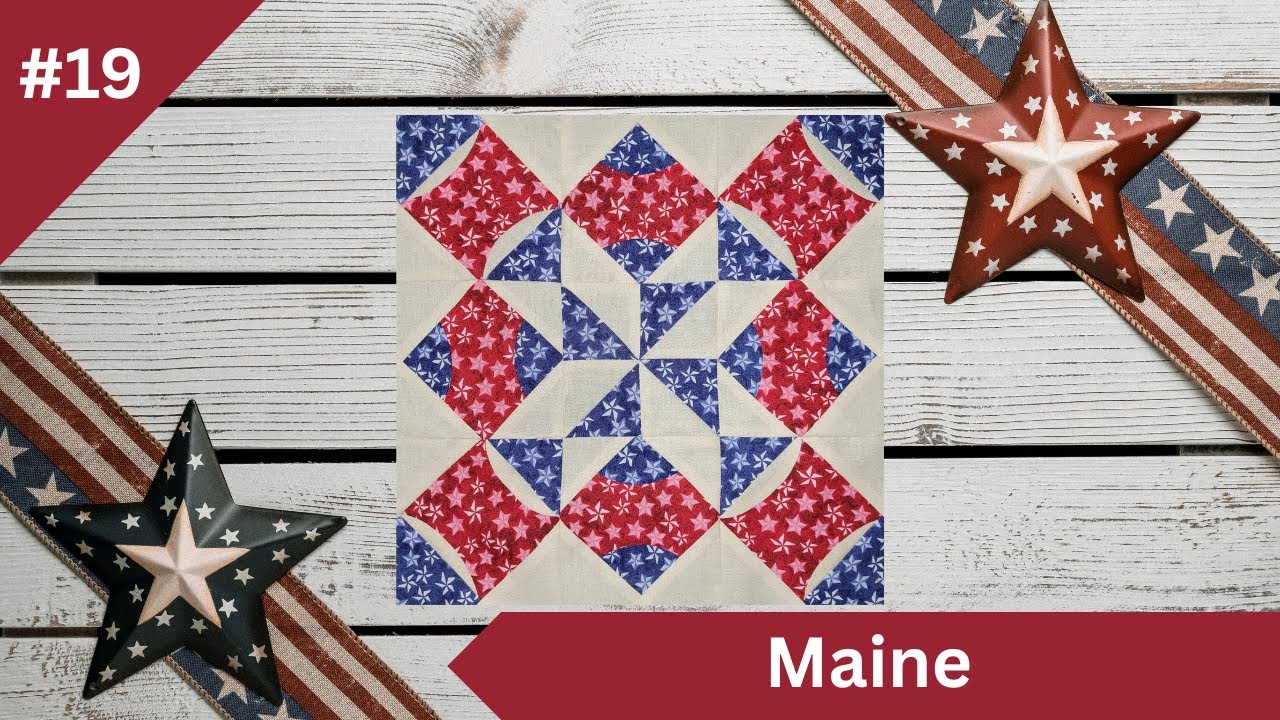 Maine Quilt Block Tutorial | 12