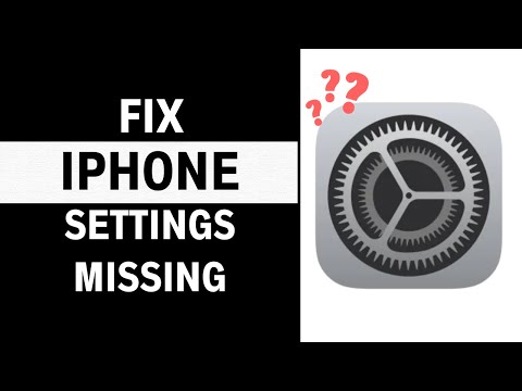 Settings Icon Missing in iPhone? Here's The Fix!