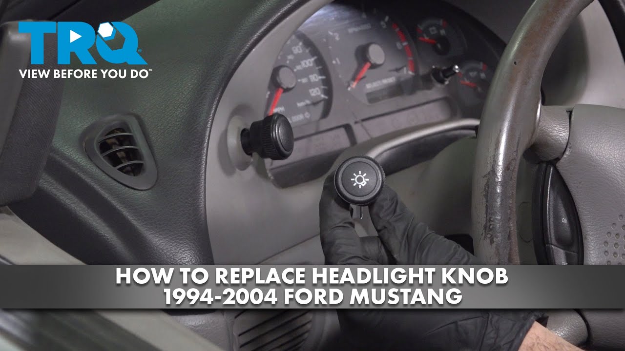 How to Replace Headlight Knob 1994-2004 Ford Mustang