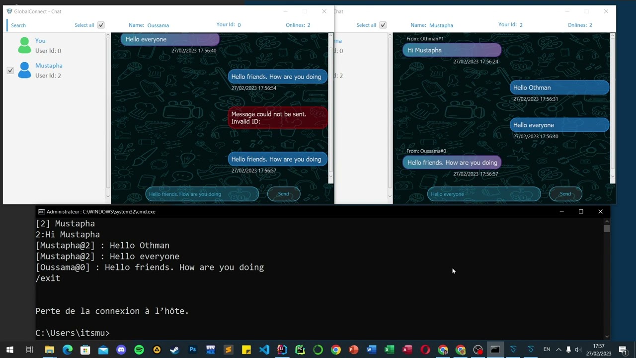 Chat Application with Java and JavaFX