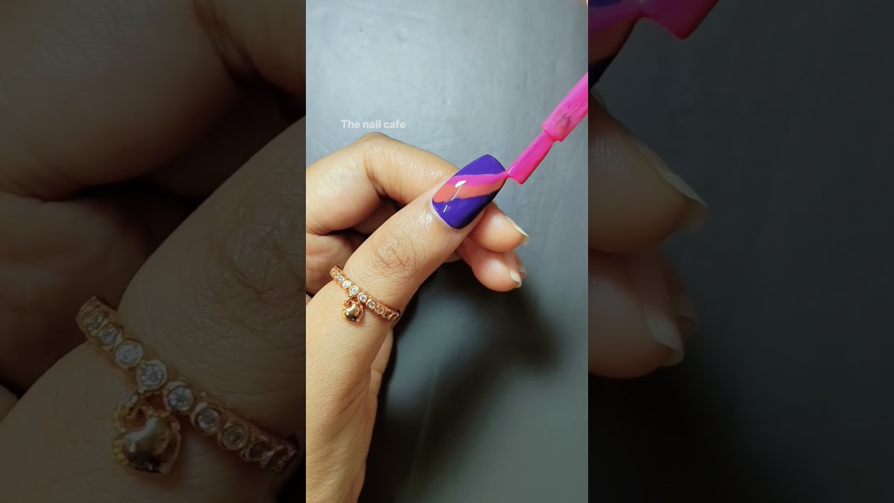 Easy nail art design with sefty pin 💅🏻🧷#nailartdesigns #pinknaildesigns #simplenails #nailtutorial