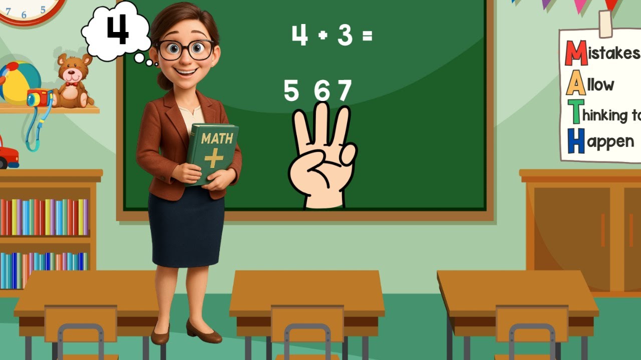 Count On Strategy | First and Second Grade  Math Mini-Lesson