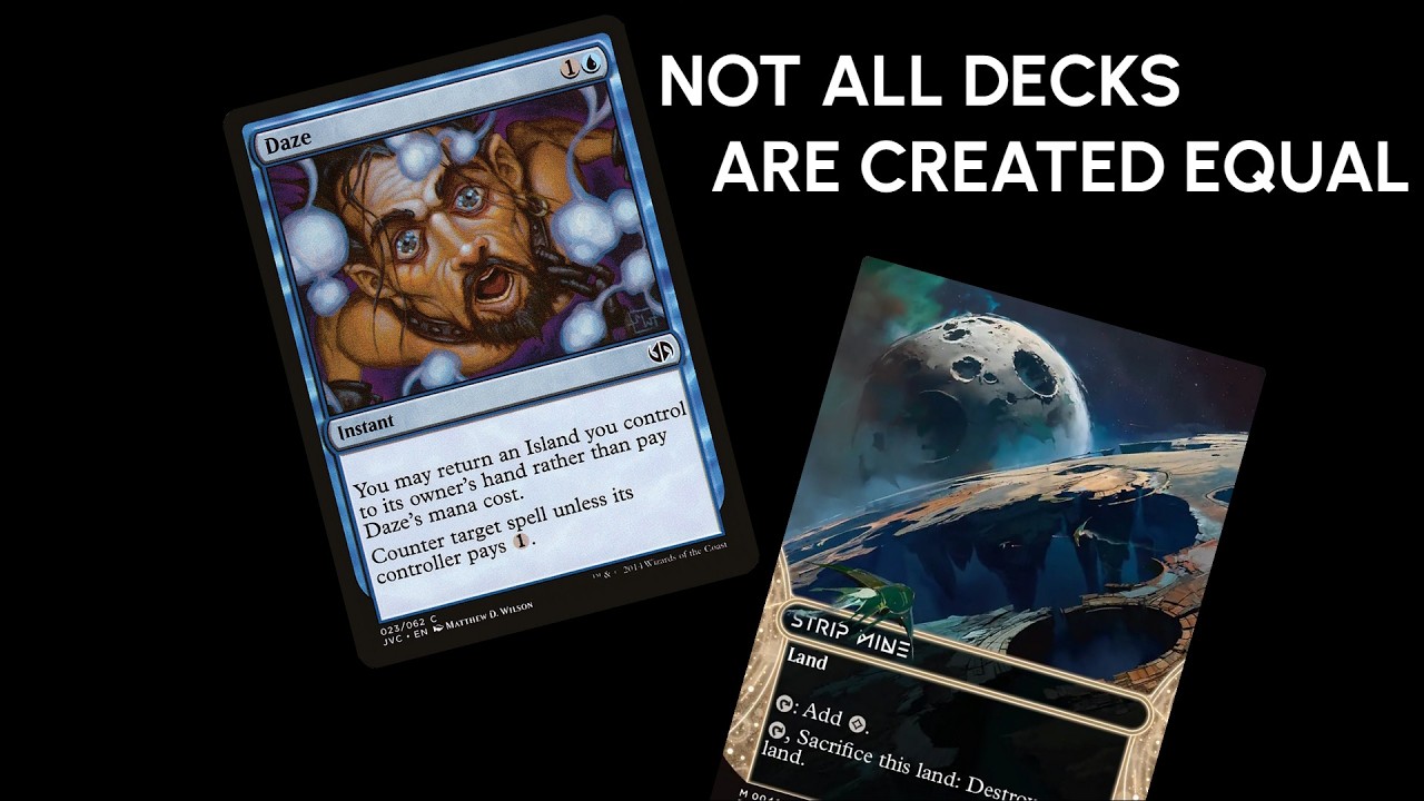 Daze, Strip Mine, and Deckbuilding in Timeless