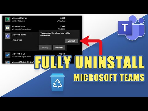 How to COMPLETELY Uninstall Microsoft Teams (Remove Fully!)