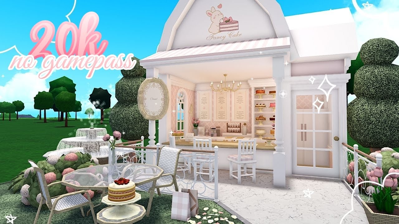FANCY OUTDOOR CAFE | 20k NO GAMEPASS BLOXBURG