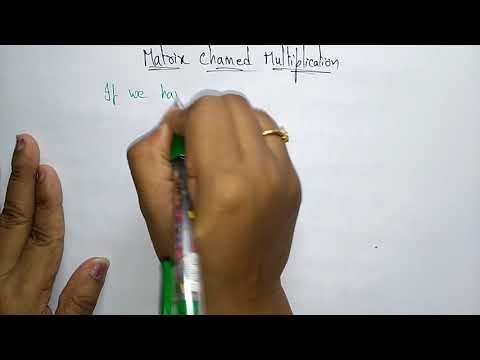 Learn matrix chained multiplication | Dynamic programming |examples | - Mind Luster