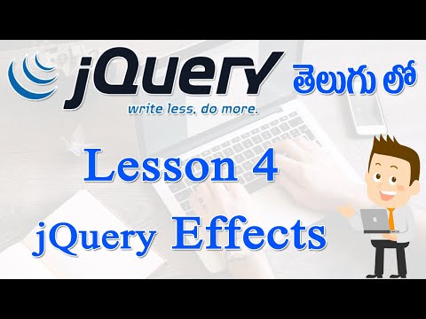 Learn jQuery Tutorials in Telugu Lesson 4 jQuery Effects Hide Show and Toggle Methods - Mind Luster