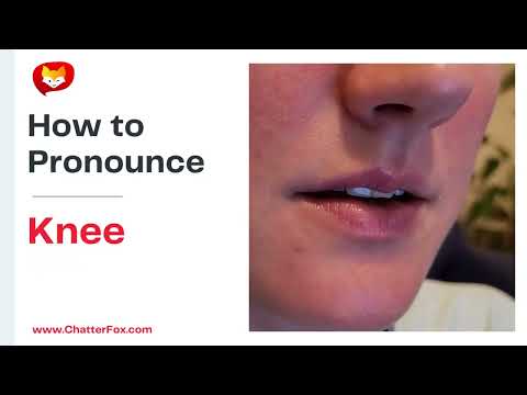 How to Pronounce Knee, Pronunciation Lessons