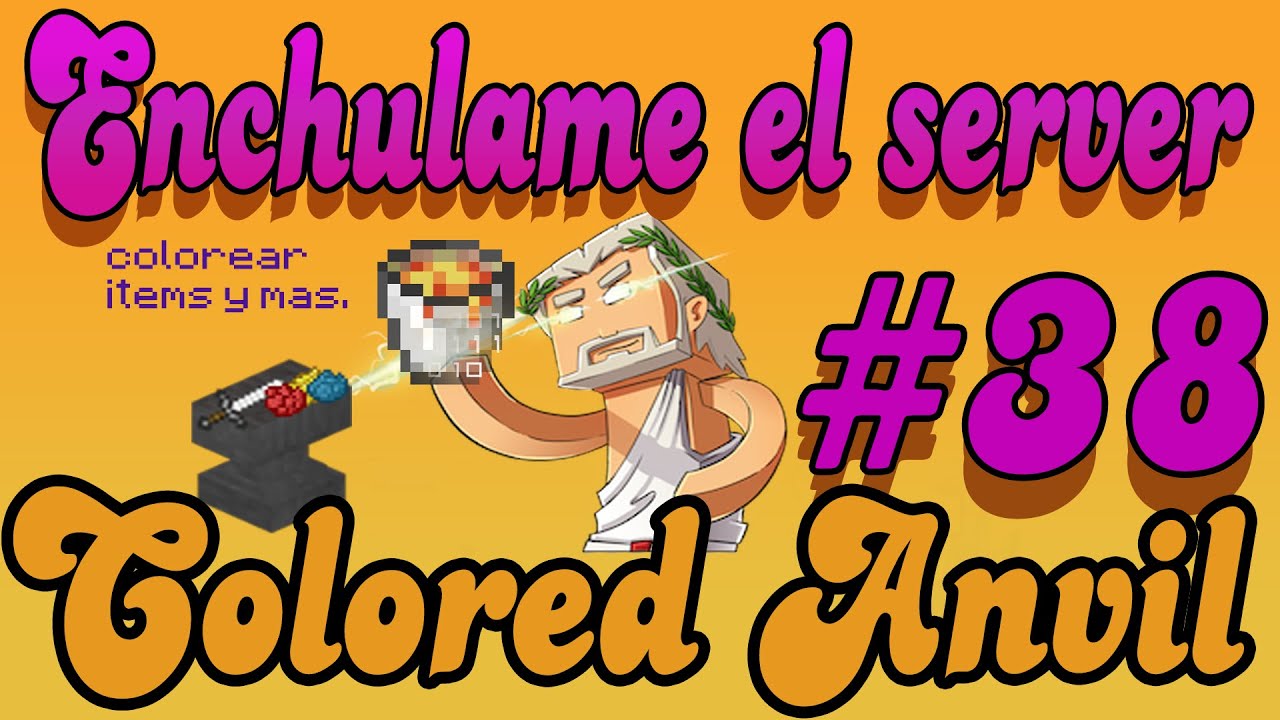 Minecraft Plugin Tutorial: COLORED ANVILS